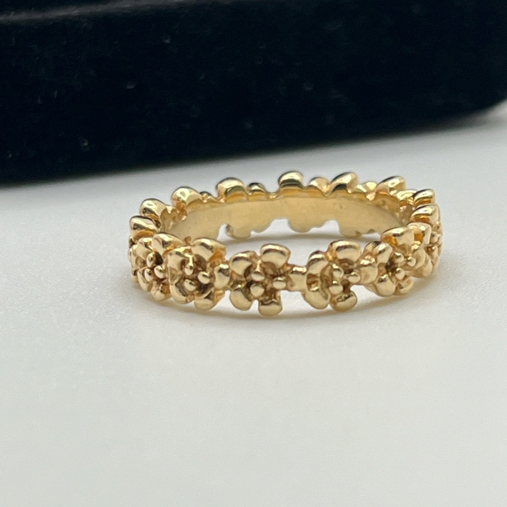 #2 Pandora 14k Yellow Gold Darling Daisies Flower Ete… - Gem